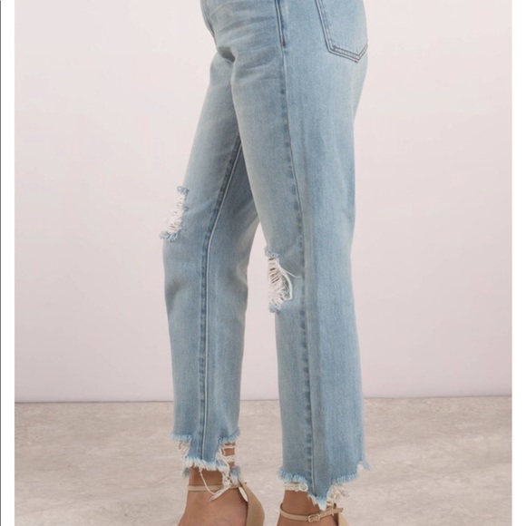 Tobi | Jeans | Brand New Toby Light Washed High Rise Ripped Jeans ...